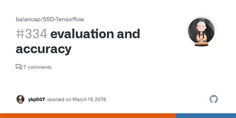 Evaluation And Accuracy Issue Balancap SSD Tensorflow GitHub