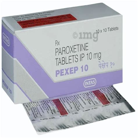10mg Pexep Paroxetine Tablet At ₹ 189 Strip Anti Anxiety Medicine In Nagpur Id 2855218874988