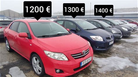 свежий завоз авто из Эстонии я в шоке от цен, по 1200 евро - YouTube