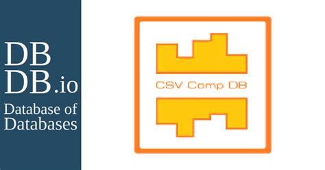 csv comp db database of databases