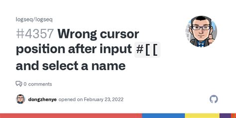 Wrong Cursor Position After Input ` ` And Select A Name · Issue 4357