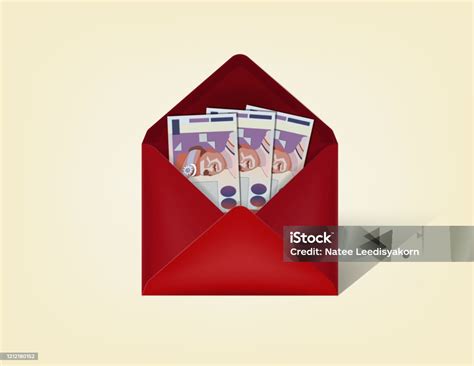 Indah Ilustrasi Realistis Vektor Uang Ringgit Malaysia Tunai Dalam