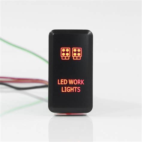 12v 3a Push Switch For Toyota Fortuner Hilux Tacom Grandado