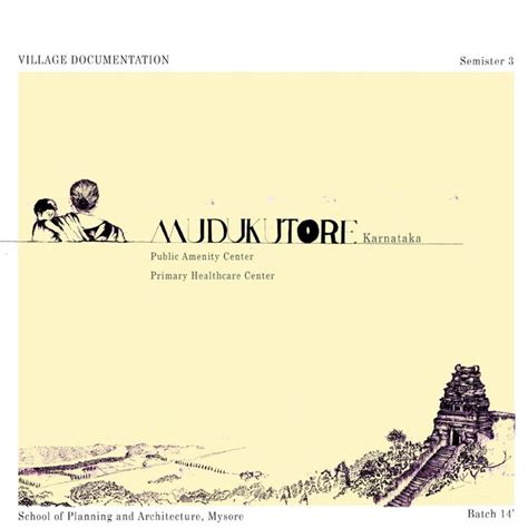 Architecture Village Documentation Urban Design Concept Architecture