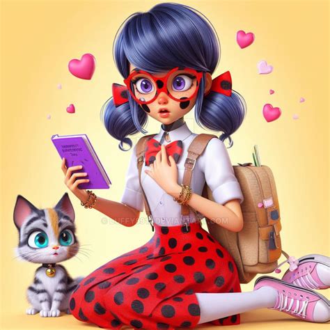 Ladybug As A Dorky Girl 3 By Luffy8912 On Deviantart