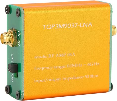 0 1m To 6g Lna Rf Power Preamplifier 1 95ghz At 20db Low Noise Amplifier Module Sma Female Rf