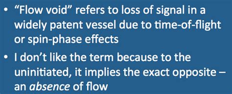 Flow Void Questions And Answers In Mri