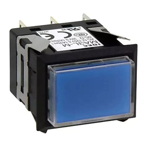 Buy Idec Ma Series Illuminated Push Button Switch 18h×24w Mm Flange