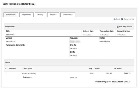 Myp Edit Requisitions My Portal