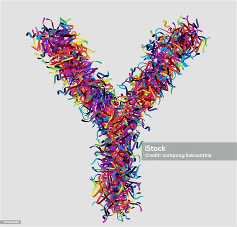 원사로 만든 글꼴 문자 Y 벡터 디자인 당신의 독특한 장식 개념 아이디어를위한 글꼴 부드러운 그라디언트 색상 당신의 제일 디자인을 위한 유일한 성분 로고 글꼴 기업 정체성