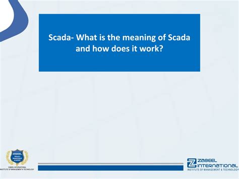 PPT Scada What Is The Meaning Of Scada And How Does It Work PowerPoint Presentation ID