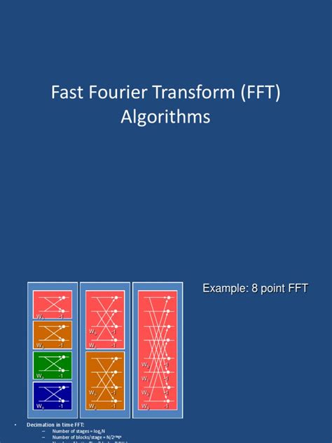 Fast Fourier Transform Fft Algorithms Pdf Fast Fourier Transform Fourier Analysis