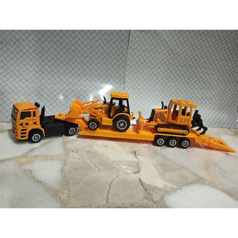 Lori Loader Construction Set 3 Pcs Backhoe Jentolak Shopee Malaysia