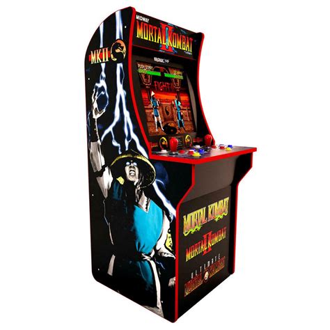 Mortal Kombat Arcade Cabinet Machine W Riser Arcade1up Mortal Kombat 1