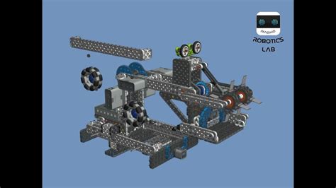 vex iq 2023 2024 byte robot 3d building animation youtube