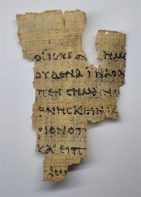 John Rylands P52 Earliest New Testament Bible Fragment Replica On