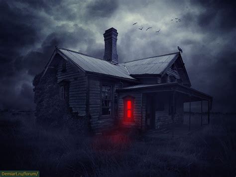 22 простых шага создания сцены «Дом с призраками» - Demiart