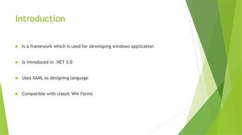 Windows Presentation Foundation Wpf And Infragistics Ppt