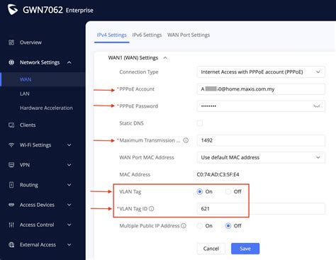 How To Configure Grandstream Gwn70x2 Router For Maxis Fibre