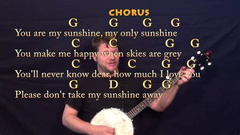 You Are My Sunshine Banjo Tab You Are My Sunshine Three Finger