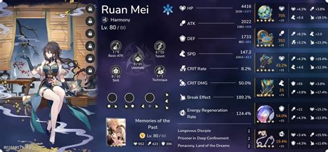 Hows My Ruan Mei Build R Ruanmeimains