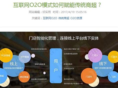 互联网o2o模式如何赋能传统商超？