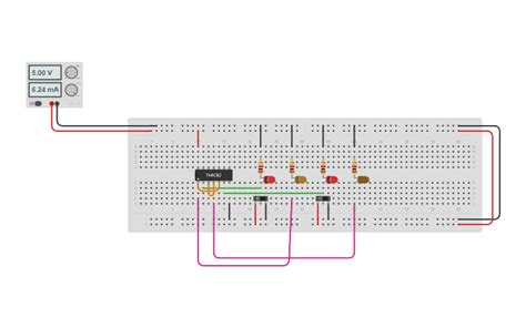 Circuit Design Flip Flop Tinkercad