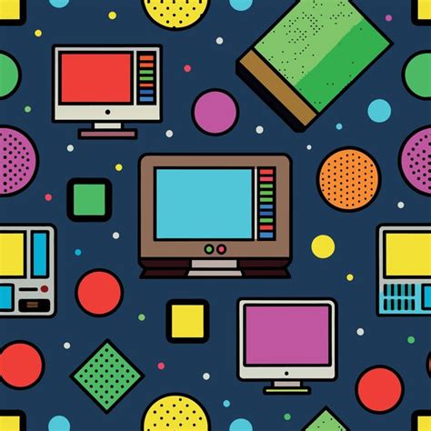 Premium Vector Led Screen Texture Lcd Panel Pattern Rgb Screen Dots Seamless Pattern Analog