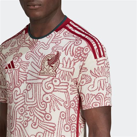 Adidas Mexico World Cup 22 Away Mens Short Sleeve Soccer Jersey Nikys Sports