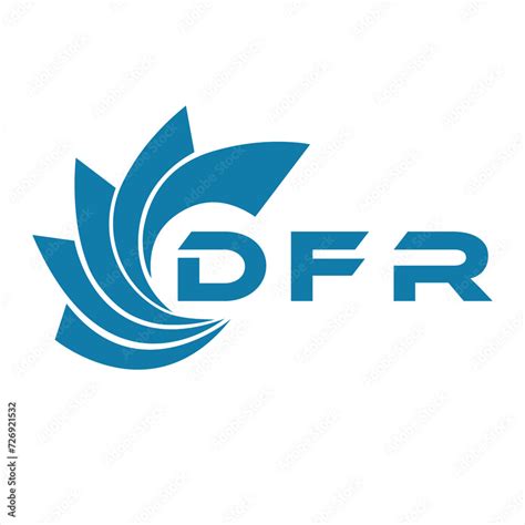 Dfr Letter Design Dfr Letter Technology Logo Design On A White
