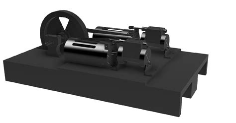 Twin Steam Engine Autodesk Community Gallery