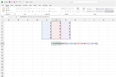 How To Use Excels Sumproduct Function To Count Multiple Criteria