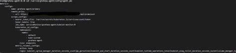The Grafana Agent Operator Does Not Select Bearertoken Or Bearer Tokenfile Configuration From