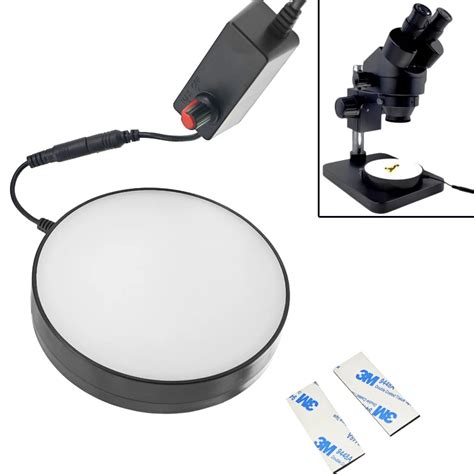 130mm Adjustable 63 Led Backlight Bottom Ring Light Illuminator Lamp