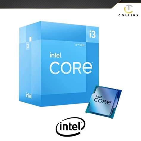Intel Core I3 12100 12th 13100 13th Gen Gen Processor Quadcore Lga 1700 Cpu Ddr4 Ddr5 With