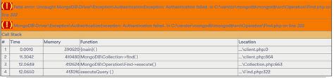 Why Am I Getting This Error Authentication Exception Authentication Failed Drivers Mongodb