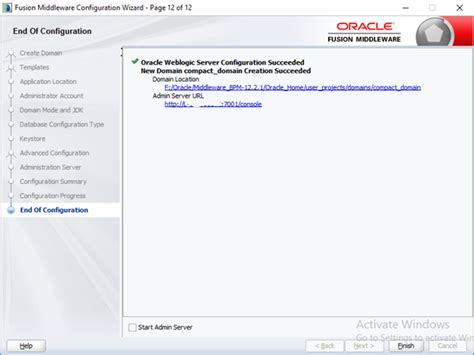 How To Create An Osb Weblogic Compact Domain With Javadb Or Apache