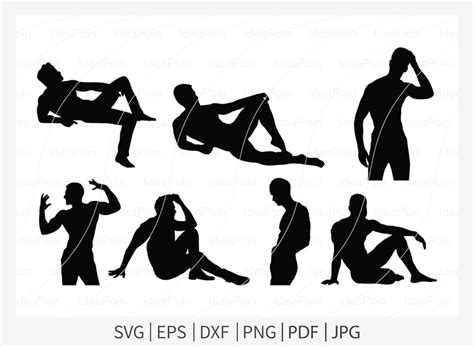 Sexy Man Svg Sexy Man Vector Sexy Man Silhouette Shadow Sexy Man