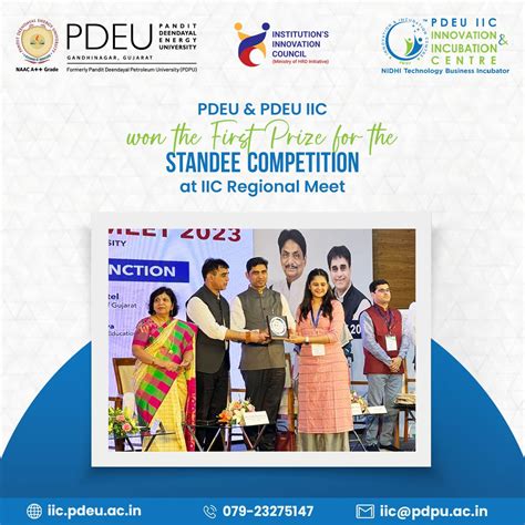 Proudmoment Iicregionalmeet Iic Innovationexcellence Pdeuiic Gandhinagar Gujarat Pdeu