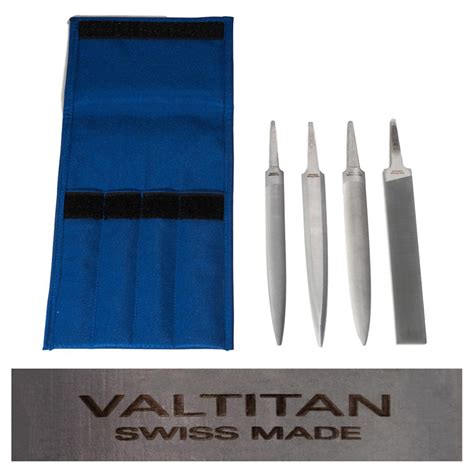 Glardon Vallorbe Valtitan 6 Precision File Set Of 4 Cut 2 Medium Smokertogood