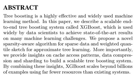 xgboostの論文を読み解く① abstractの確認と概要の把握 ｜論文と実装を元に掴む木構造ベースのアルゴリズムの変遷 1