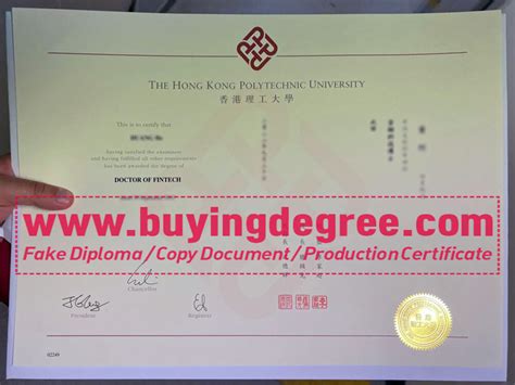 Secretly Buy A Fake Hong Kong Polytechnic University Degree