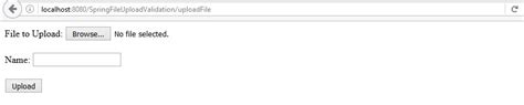 Spring Mvc File Upload With Validation Javainsimpleway