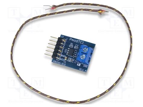Pmodtc1 Digilent Módulo Pmod Termopár Spi Max31855k Placa Prototipo 14bit 410 315 Tme
