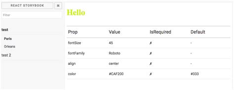 Storybook Addon Props Fela Npm