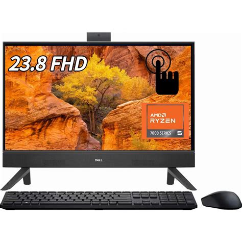 New Dell Inspiron 5415 All In One Desktop 23 8 Fhd Touchscreen Amd