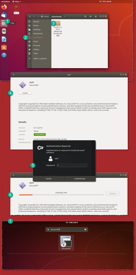 How To Install SecureCRT On Supported Ubuntu Platforms