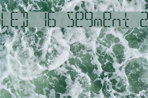 LED 16 Segment 2 Font FFonts Net