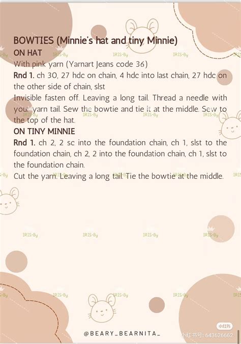 Mickey And Minnie Chart