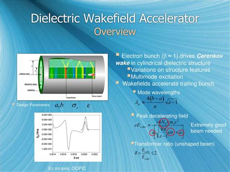 Ppt Wakefield Acceleration In Dielectric Structures Powerpoint Presentation Id 1081581